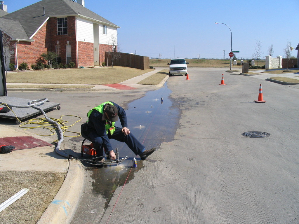 PONDING WATER | Nortex Concrete Lift and Stabilization Dallas Fort Worth
