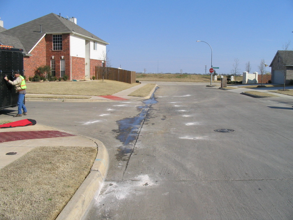 PONDING WATER | Nortex Concrete Lift and Stabilization Dallas Fort Worth