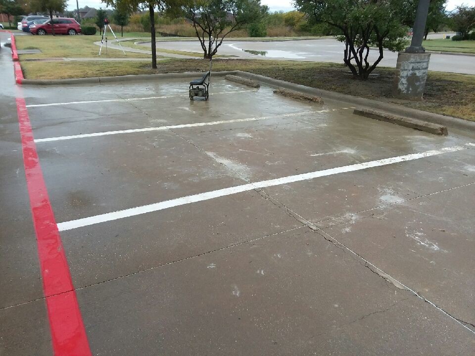 PONDING WATER | Nortex Concrete Lift and Stabilization Dallas Fort Worth